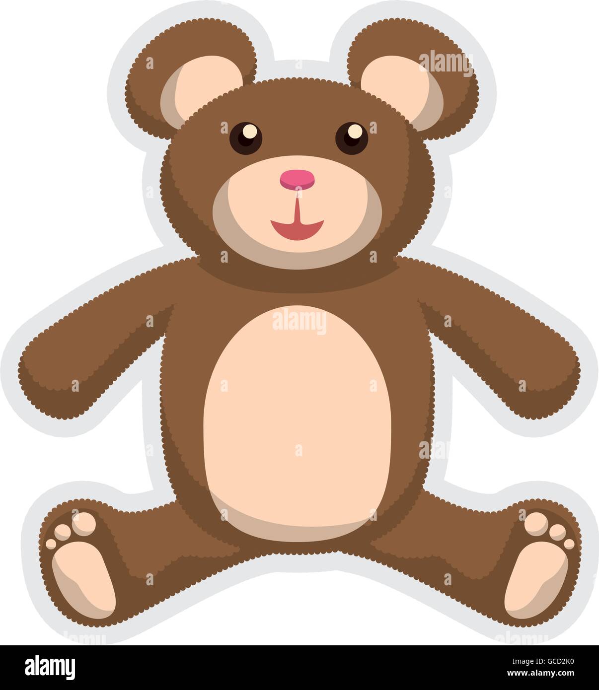 Cartoon bear icon. Animal concept. Vector graphic Stock Vector Image ...