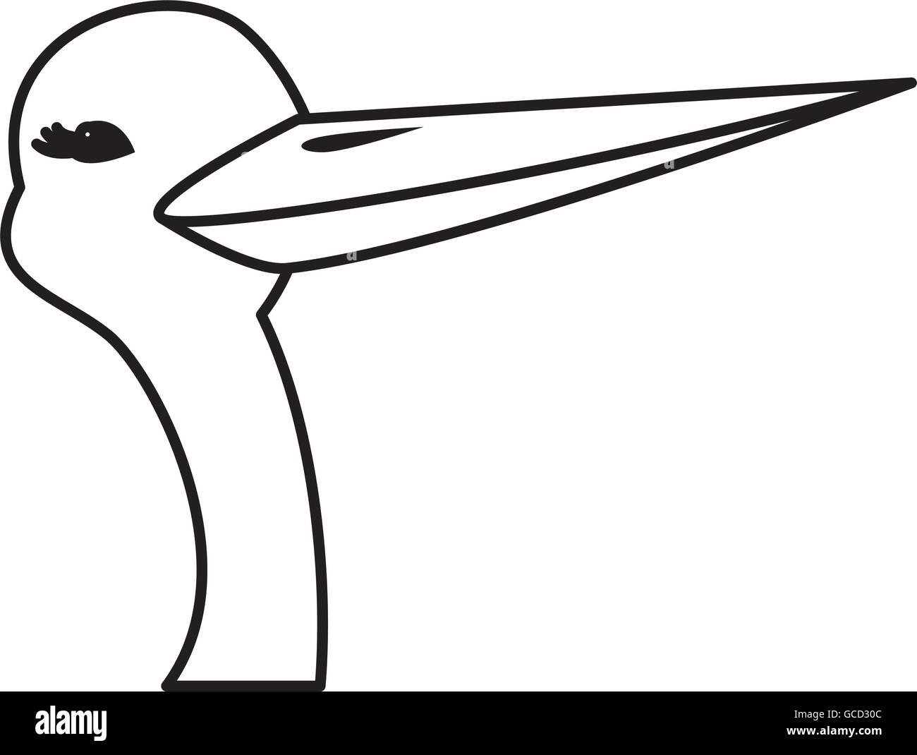 stork icon. Animal concept. Vector graphic Stock Vector Image & Art - Alamy