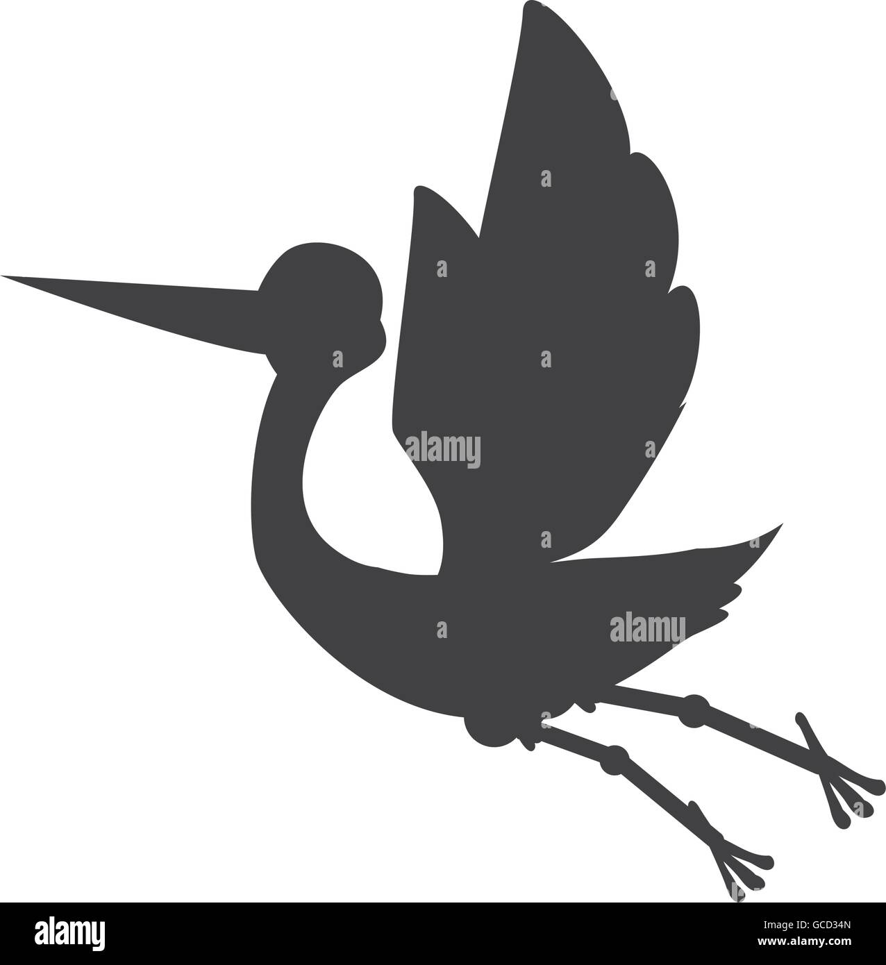 stork icon. Animal concept. Vector graphic Stock Vector Image & Art - Alamy