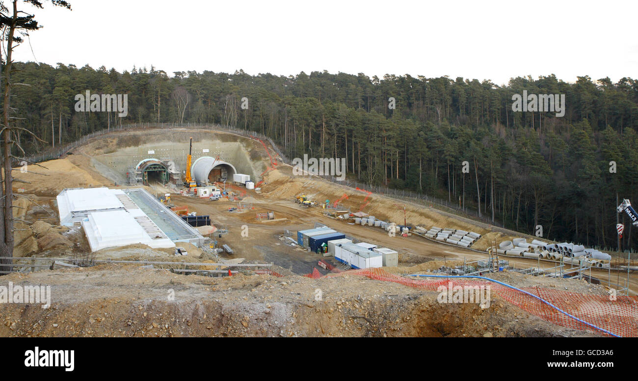 A3 Hindhead Improvement Stock Photo - Alamy