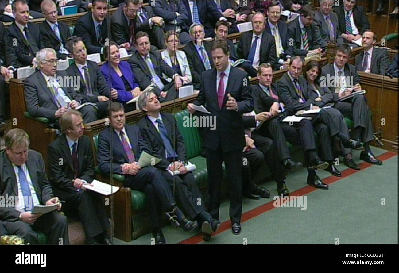 Mps During Prime Ministers Questions In The House Of Commons High ...