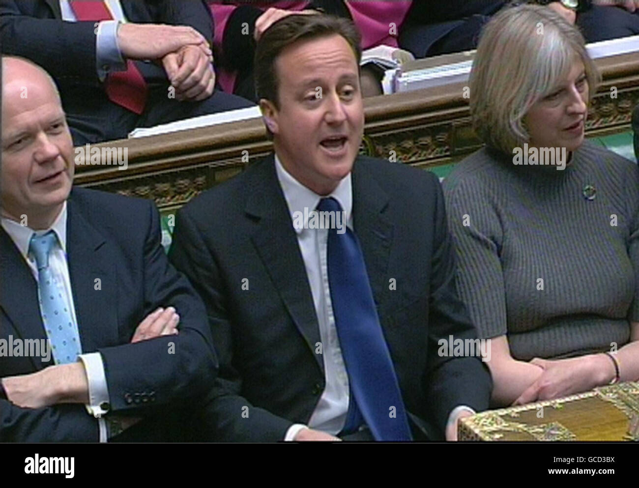 Conservative leader David Cameron during Prime Minister's Questions in ...
