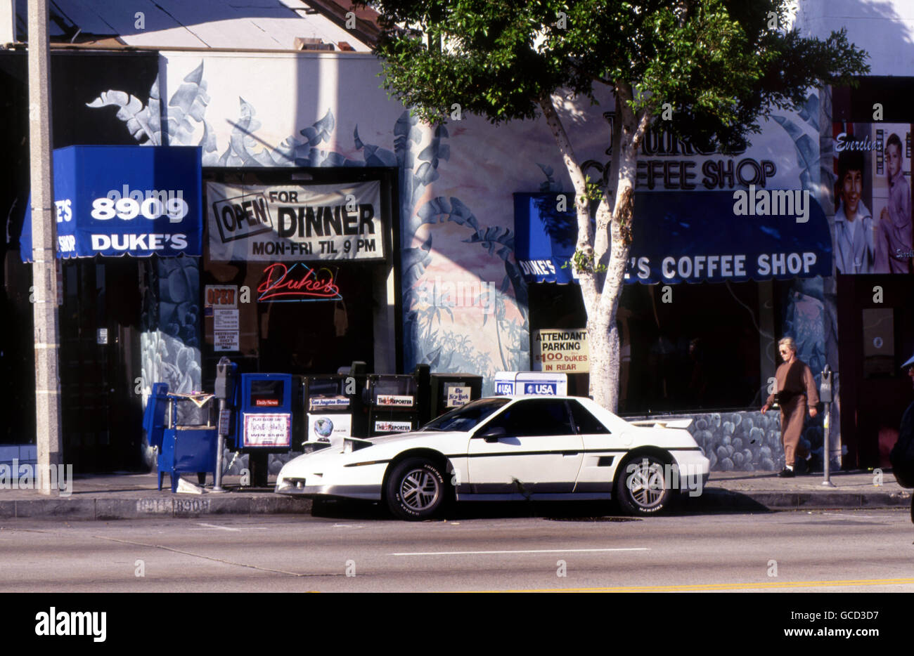 Dukes restaurant on the Sunset Strip in the 1990s Stock Photo - Alamy