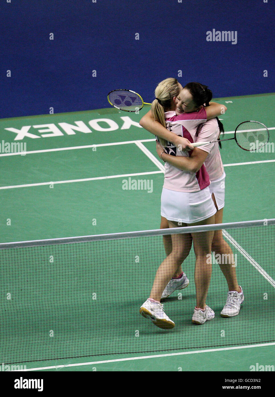 Sport badminton winners celebrating hi-res stock photography and images ...