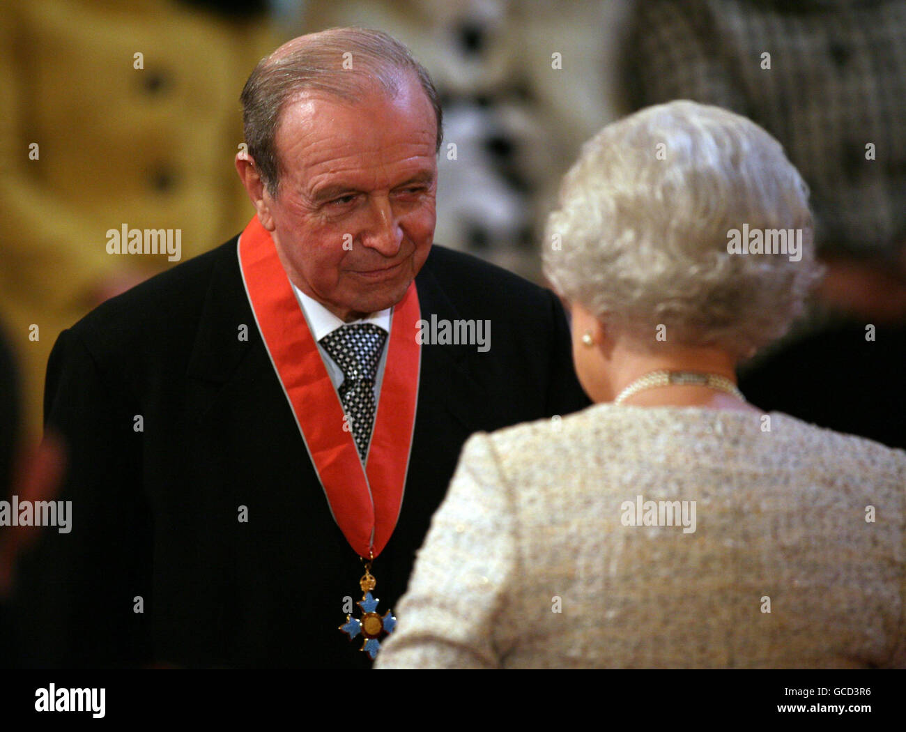 James armfield blackpool made cbe queen elizabeth ii buckingham palace ...