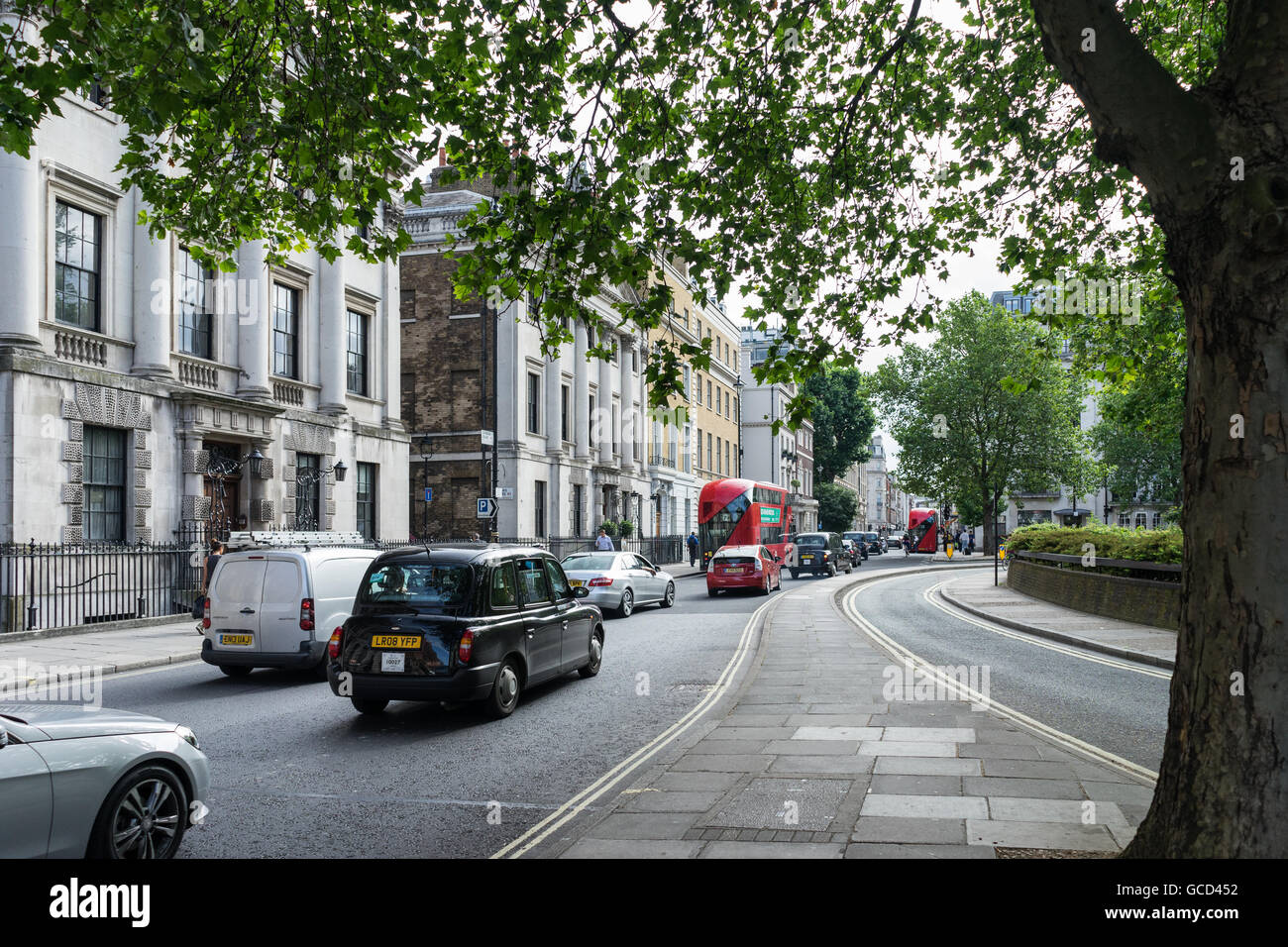 London city street scene with traffic Stock Photo - Alamy