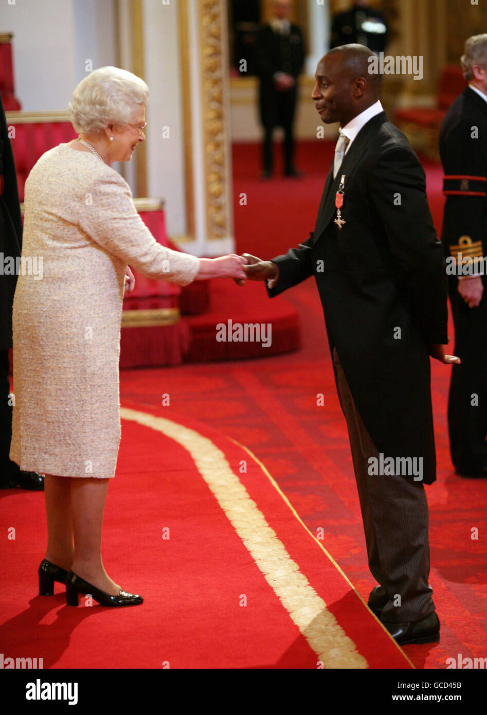 Is made an mbe by queen elizabeth ii hi-res stock photography and ...