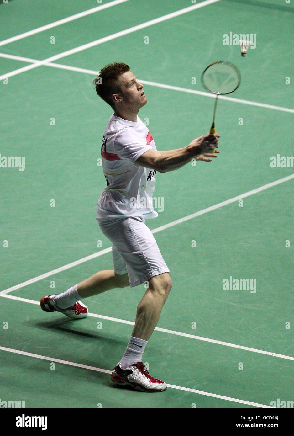 Great Britain's Andrew Smith in action against Netherlands Eric Pang ...