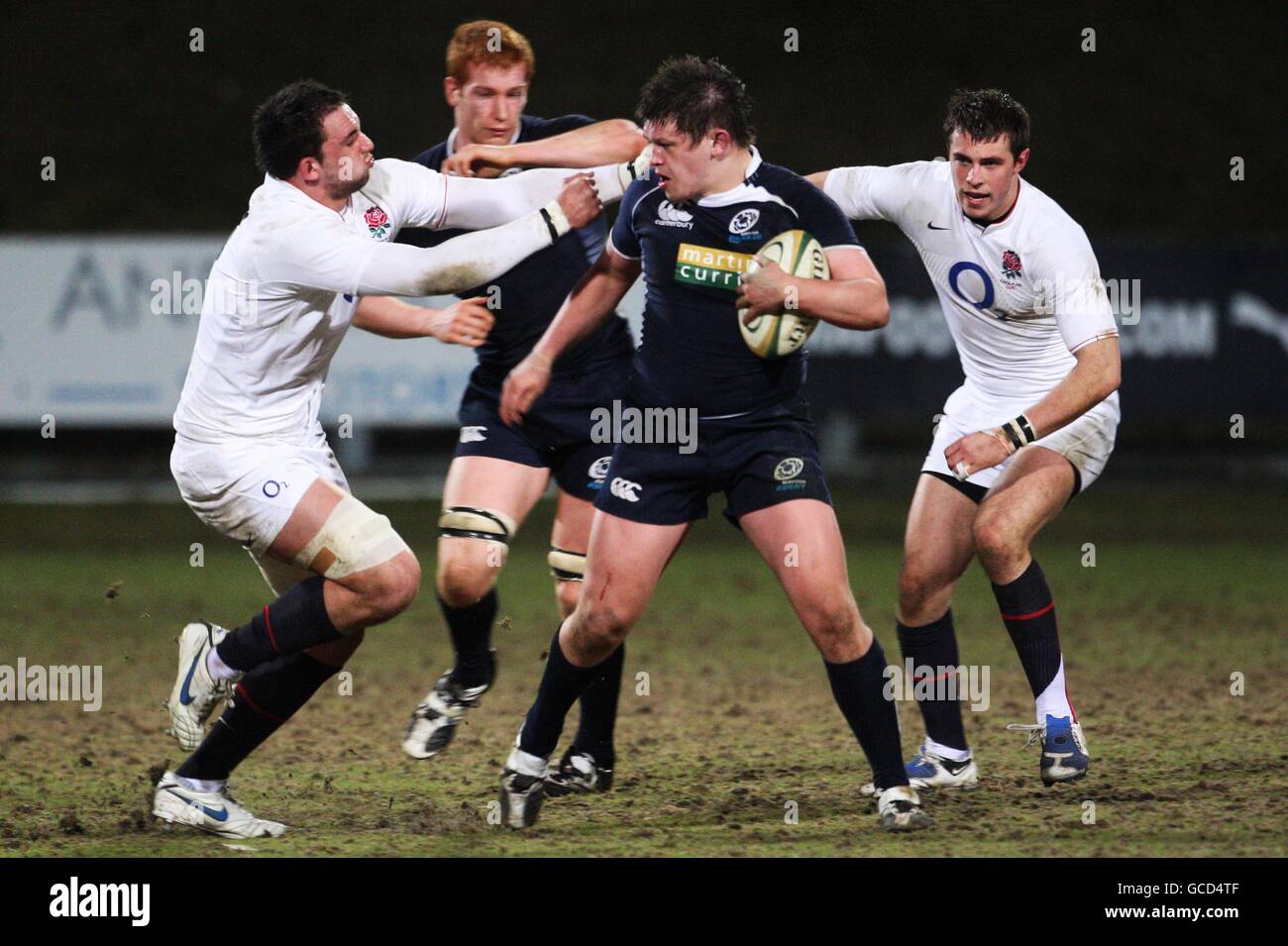 Scotlands alun walker englands danny wright under 20s match firhill hi ...