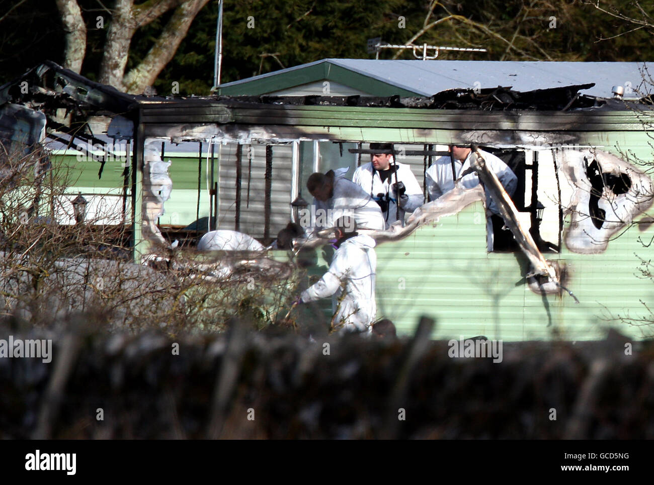 Burnt caravan hi-res stock photography and images - Alamy