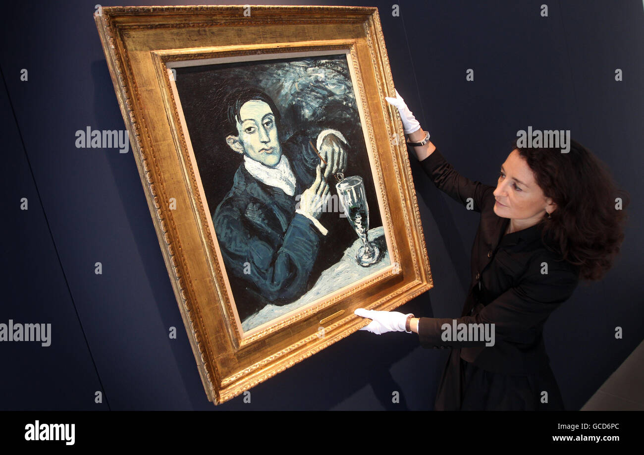 The portrait of Angel Fernandez de Soto also known as The Absinthe ...
