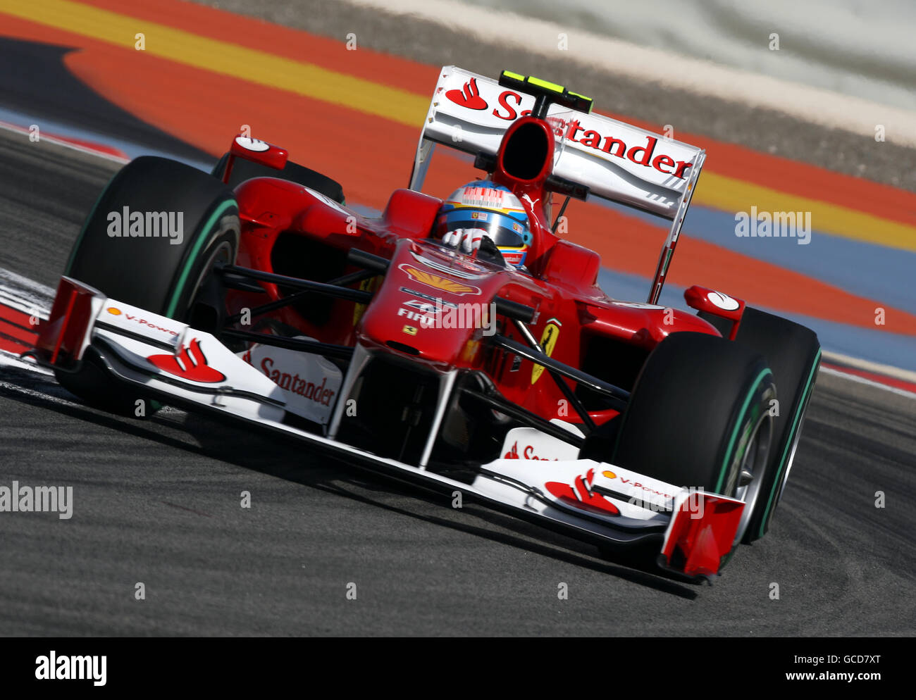 Ferrari's Fernando Alonso during the Practice Session at the Bahrain ...