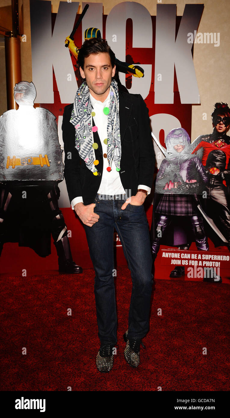 Kick-Ass premiere - London. Mika arriving for the premiere of new film ...