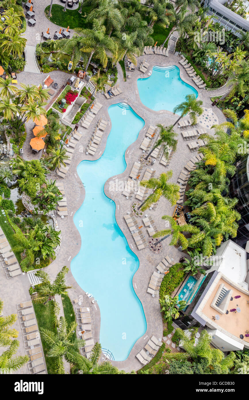 Aerial florida hotel swimming pool hi-res stock photography and images ...