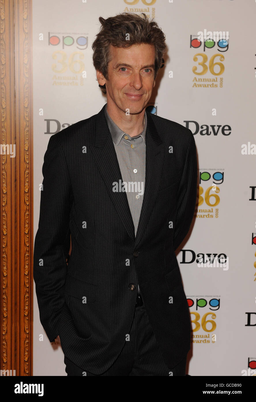 Peter Capaldi arrives at the Broadcasting Press Guild Television and ...