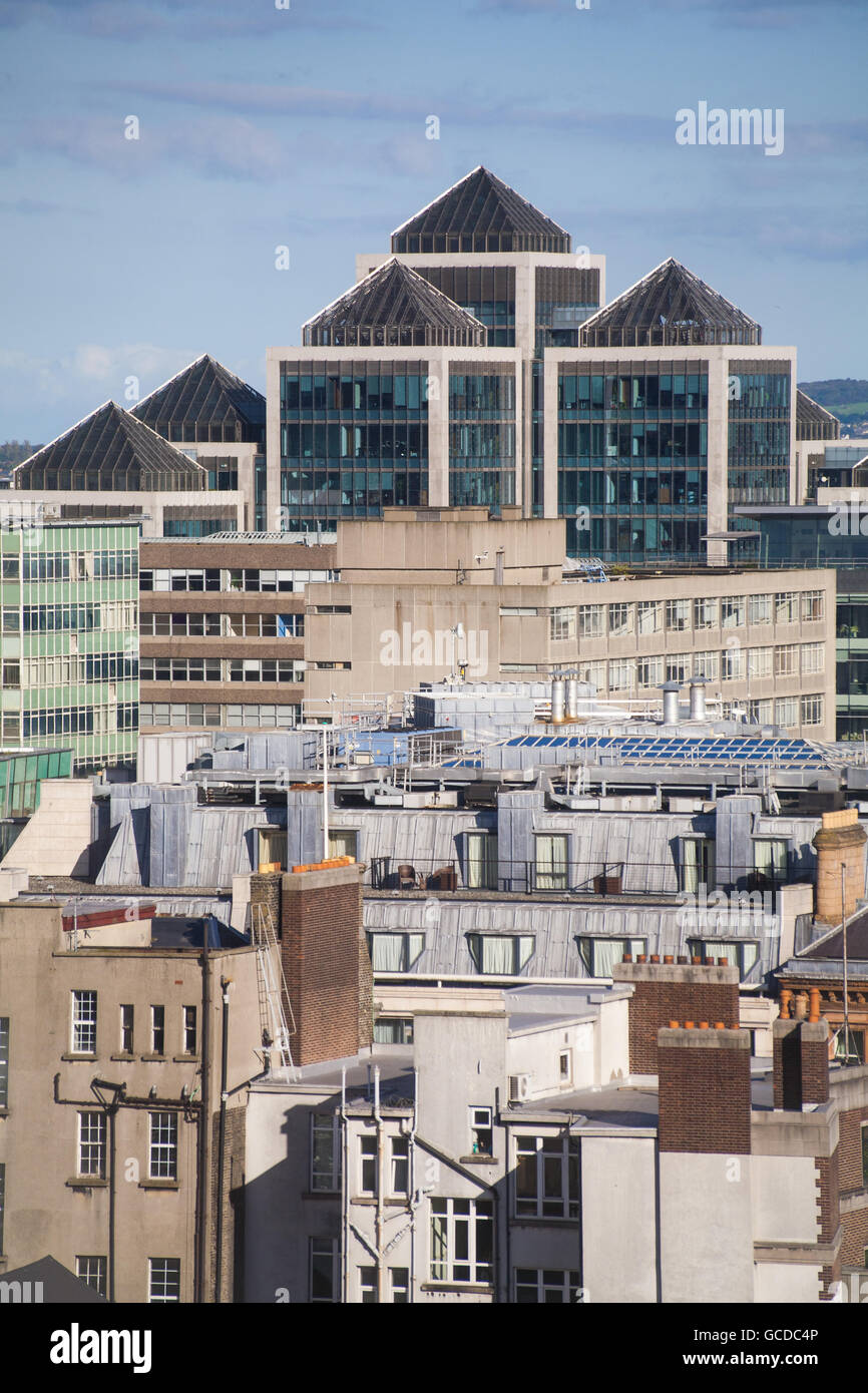 Skyline of Dublin City, Ireland Stock Photo - Alamy