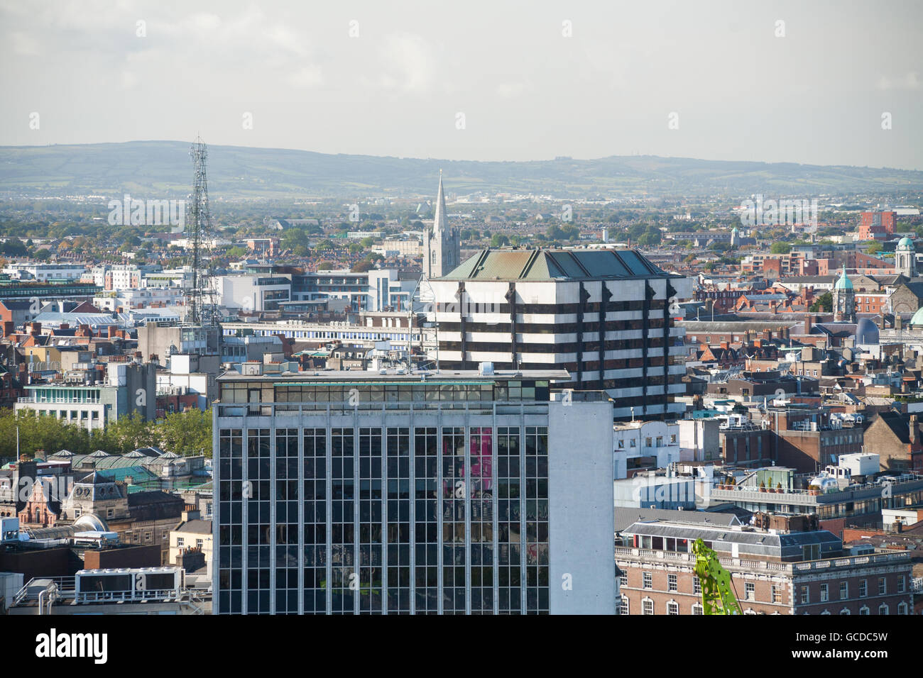 Skyline of Dublin City, Ireland Stock Photo - Alamy