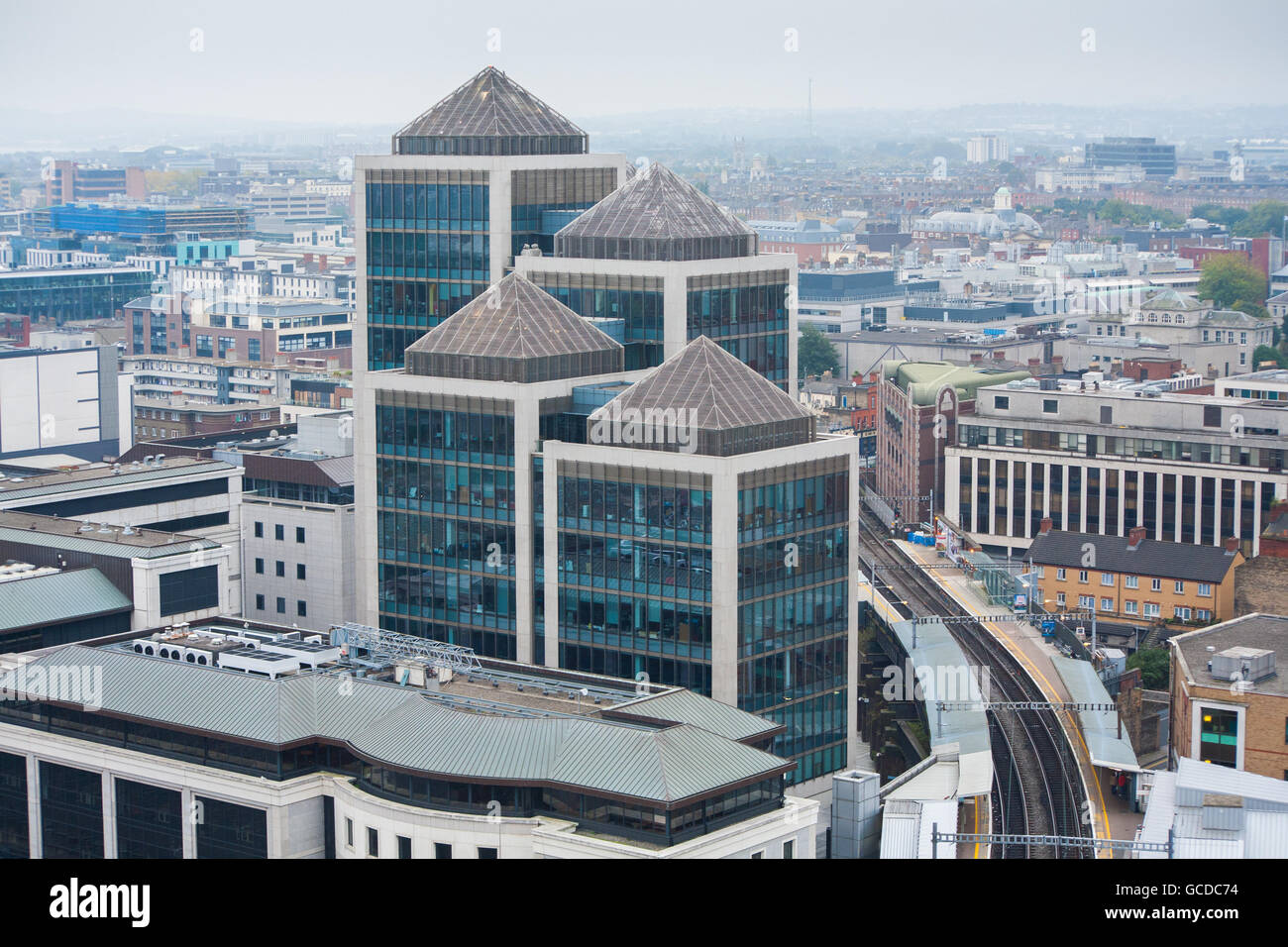 Skyline of Dublin City, Ireland Stock Photo - Alamy