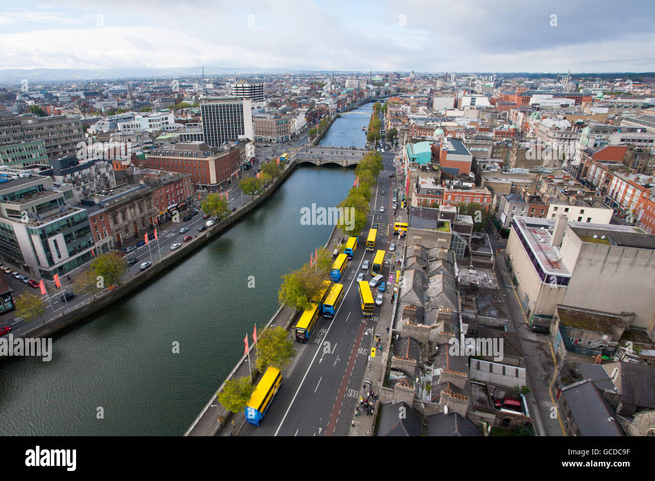 Skyline of Dublin City, Ireland Stock Photo - Alamy