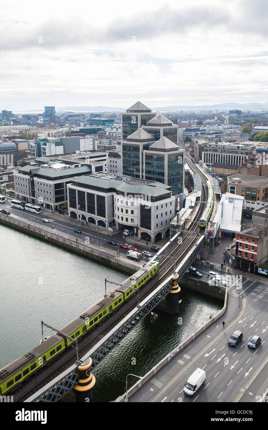Skyline of Dublin City, Ireland Stock Photo - Alamy