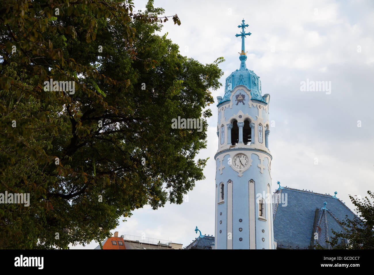 The blue church in Bratislava, Vienna Stock Photo - Alamy