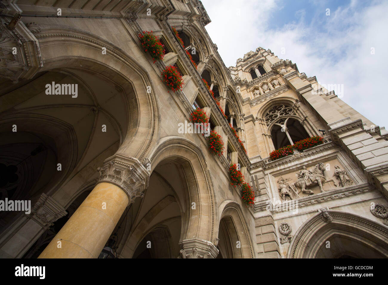 The Rathaus in Vienna, Austria Stock Photo - Alamy