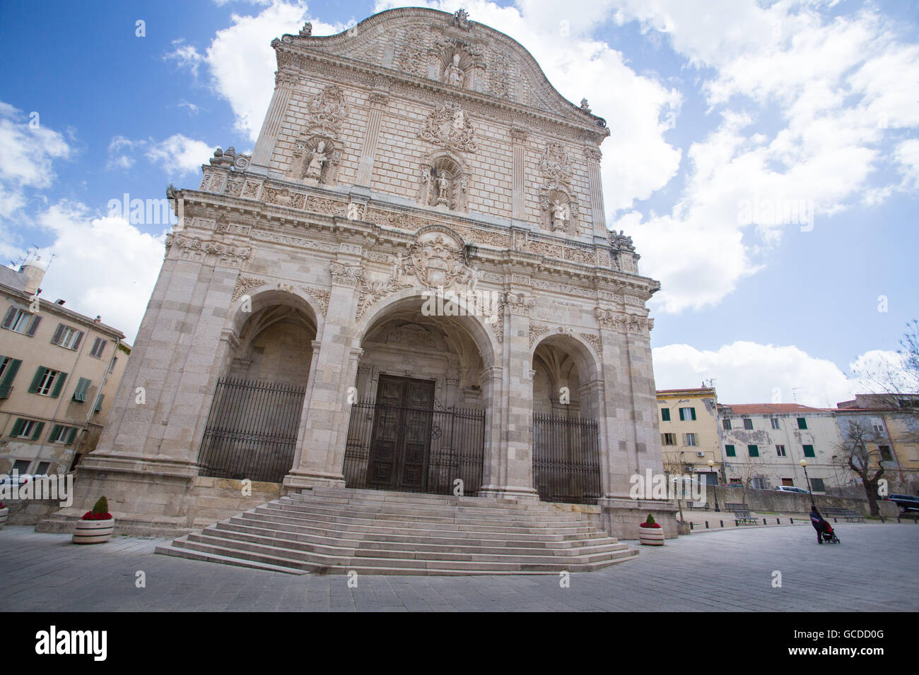 The city centre of Sassari, Sardinia Stock Photo - Alamy