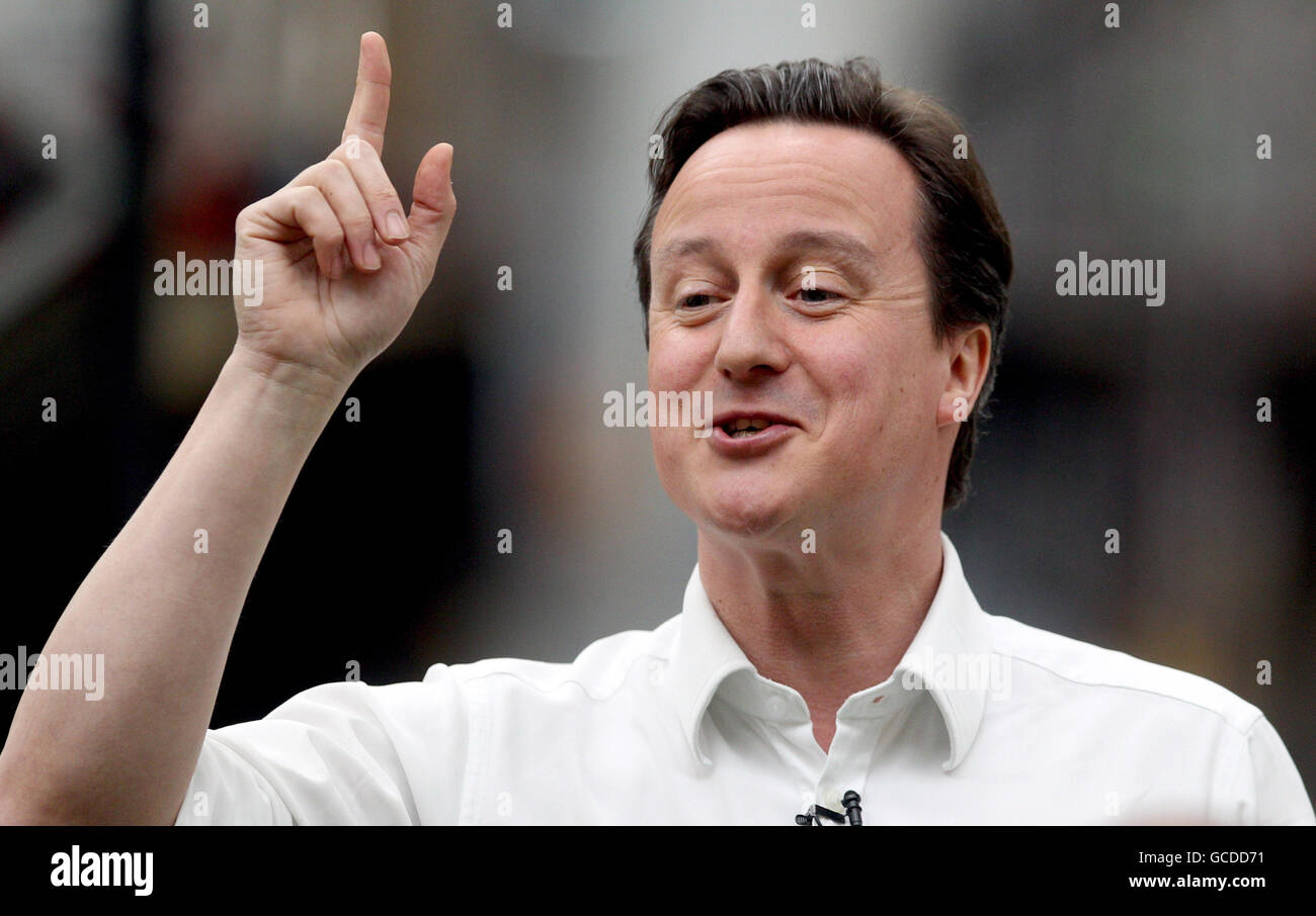 Cameron visits Kent Stock Photo - Alamy