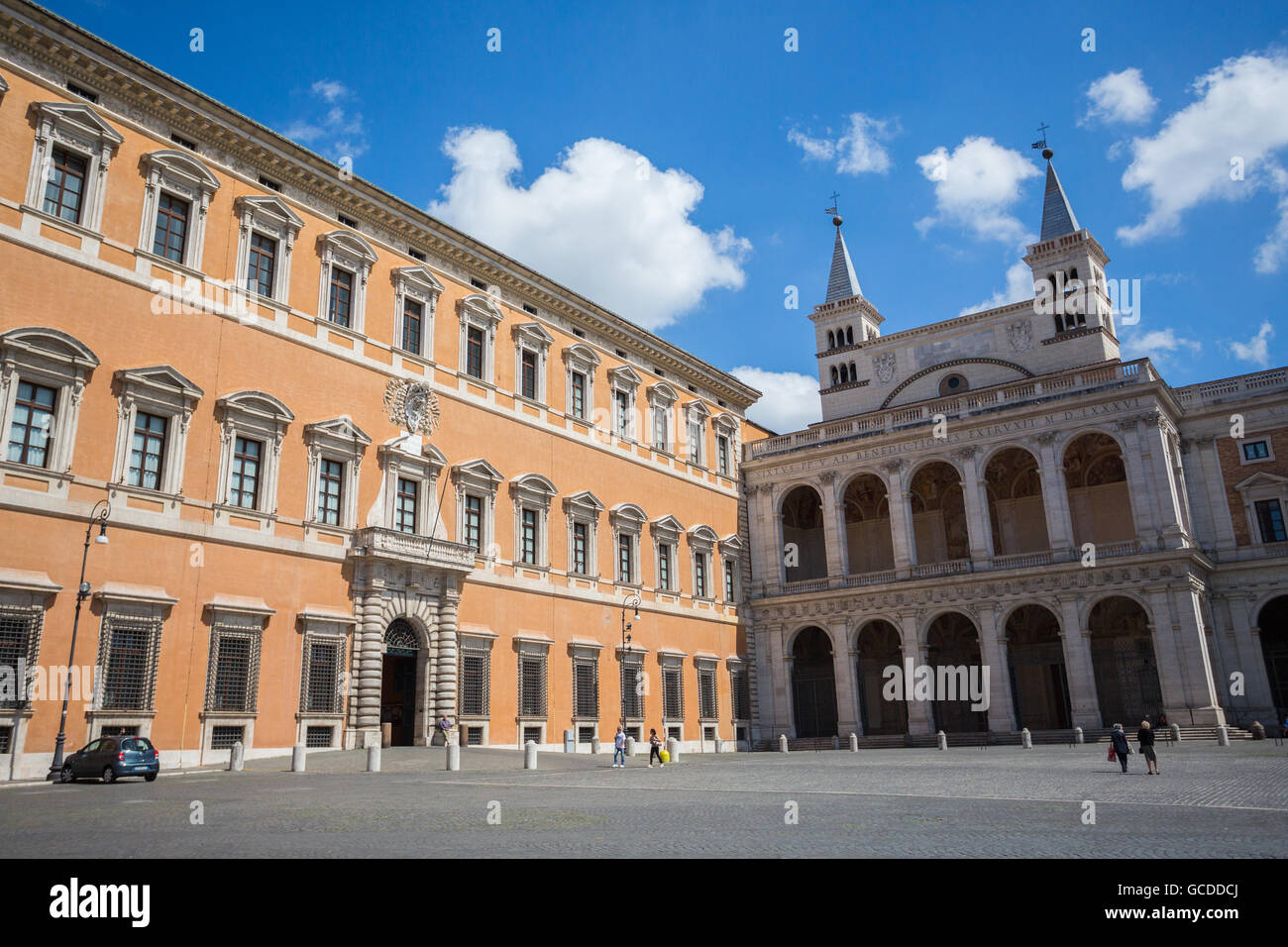 Piazza di San Giovanni in Laterano in Rome, Italy Stock Photo - Alamy