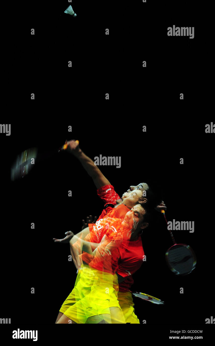 Half length top mid multiple exposure ampics hi-res stock photography ...