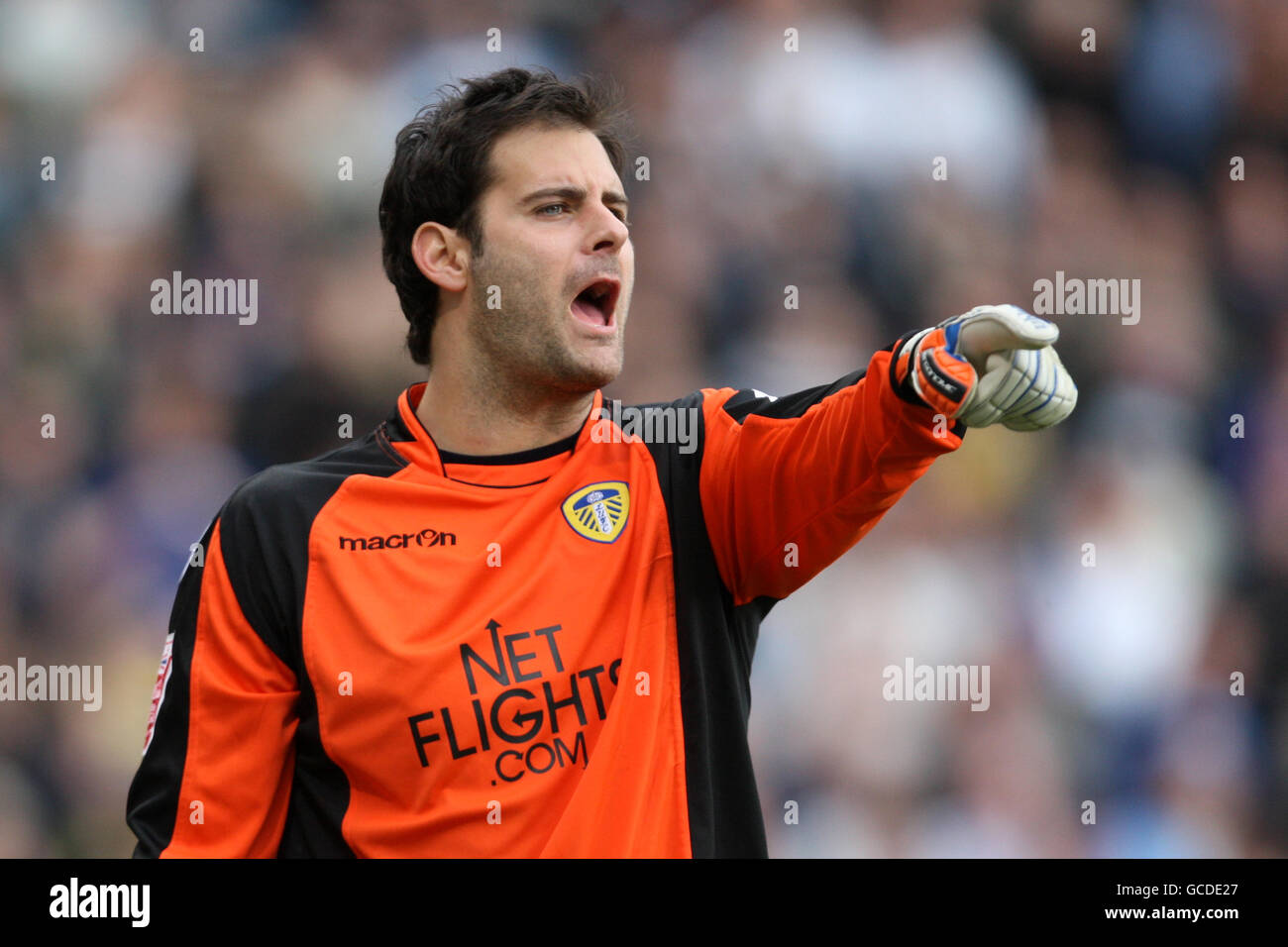 Leeds united goalkeeper shane higgs hi-res stock photography and images ...