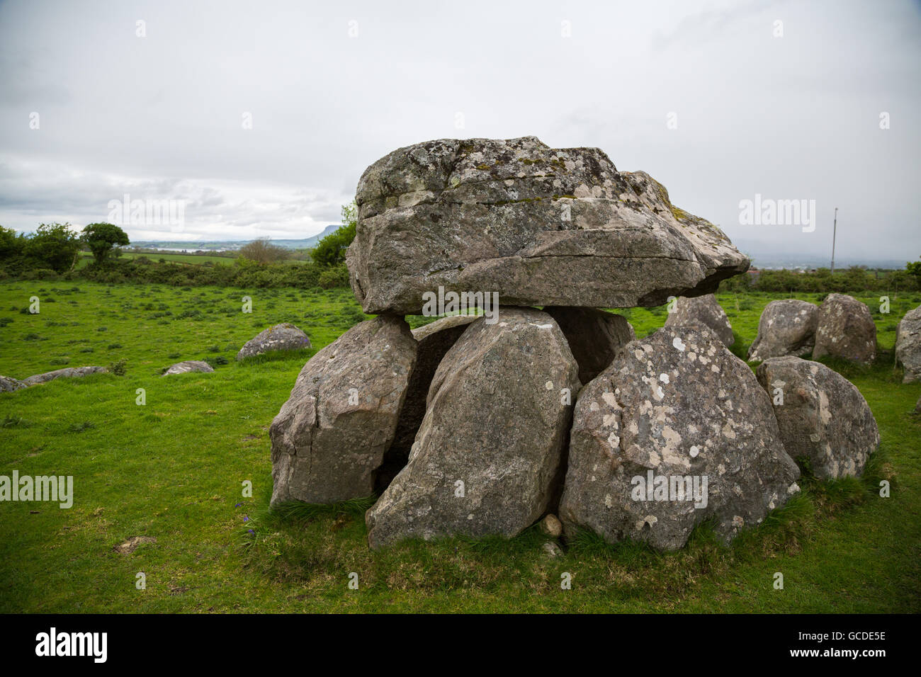 Megalithic Cemetery Ireland Loughcrew Megalithic Cemetery Ancient