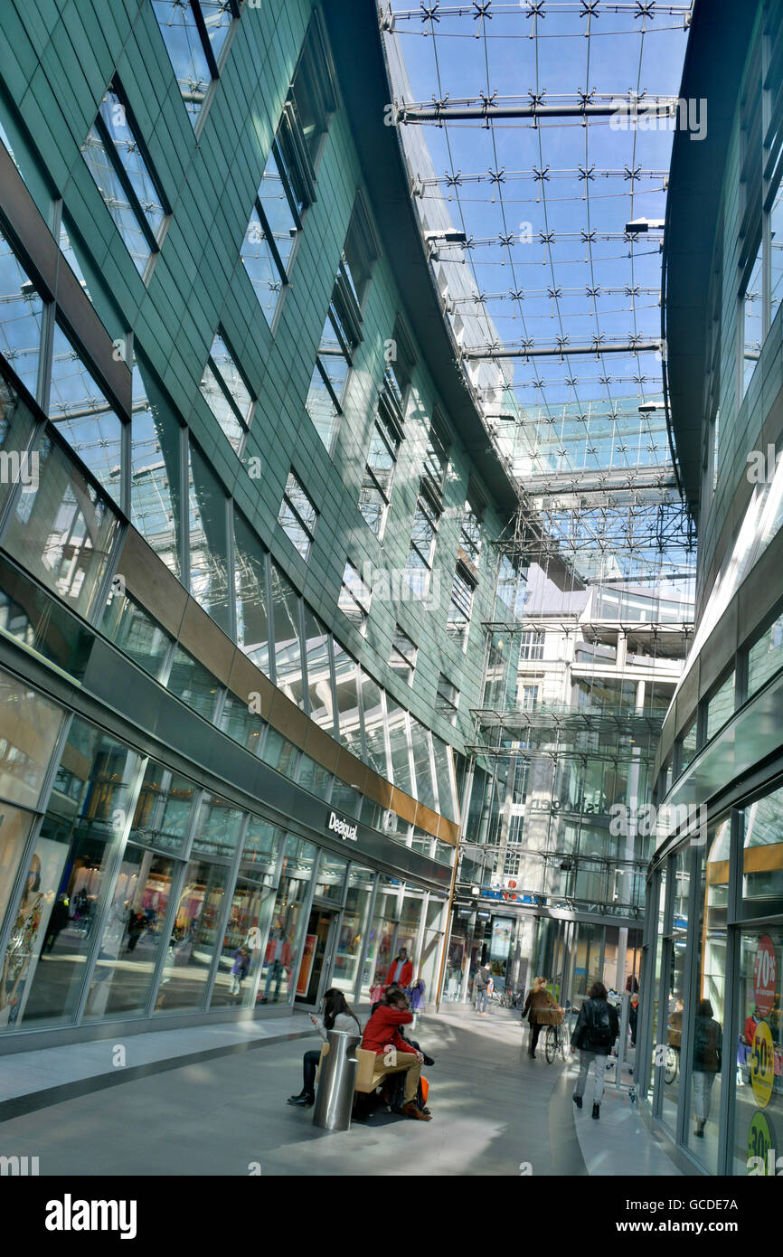 Leipzig, Germany – April 8, 2016. Interior design of Petersbogen ...