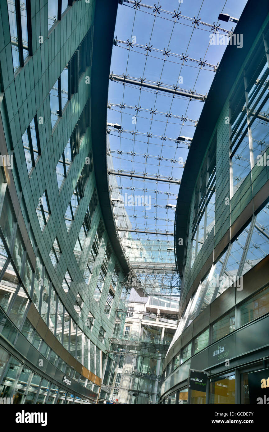Leipzig, Germany – April 8, 2016. Interior design of Petersbogen ...