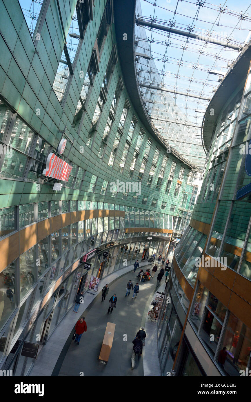 Leipzig, Germany – April 8, 2016. Interior design of Petersbogen ...