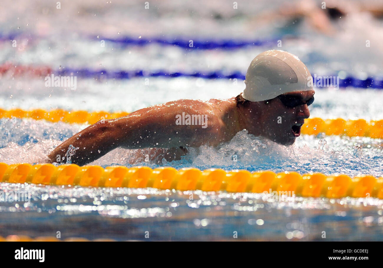 Stockport Metro's Michael Rock on his way to win the men's open 200m ...