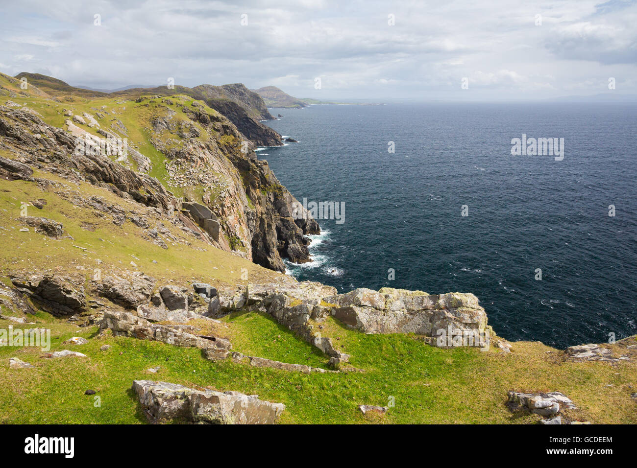 The famous Sliabh Liag Cliffs in Donegal, Ireland Stock Photo - Alamy