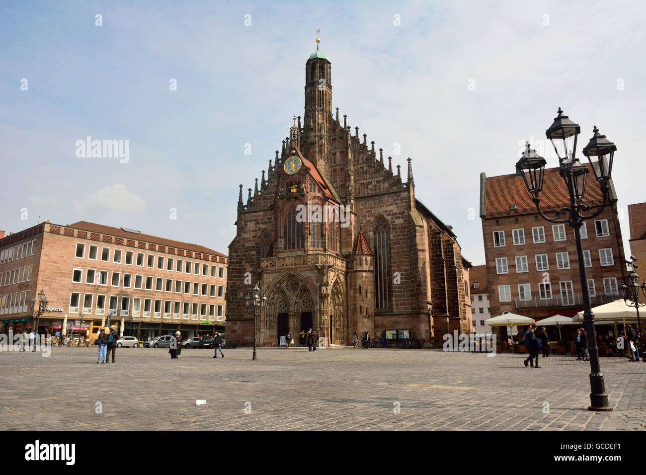 View of Hauptmarkt square in Nuremberg Stock Photo - Alamy