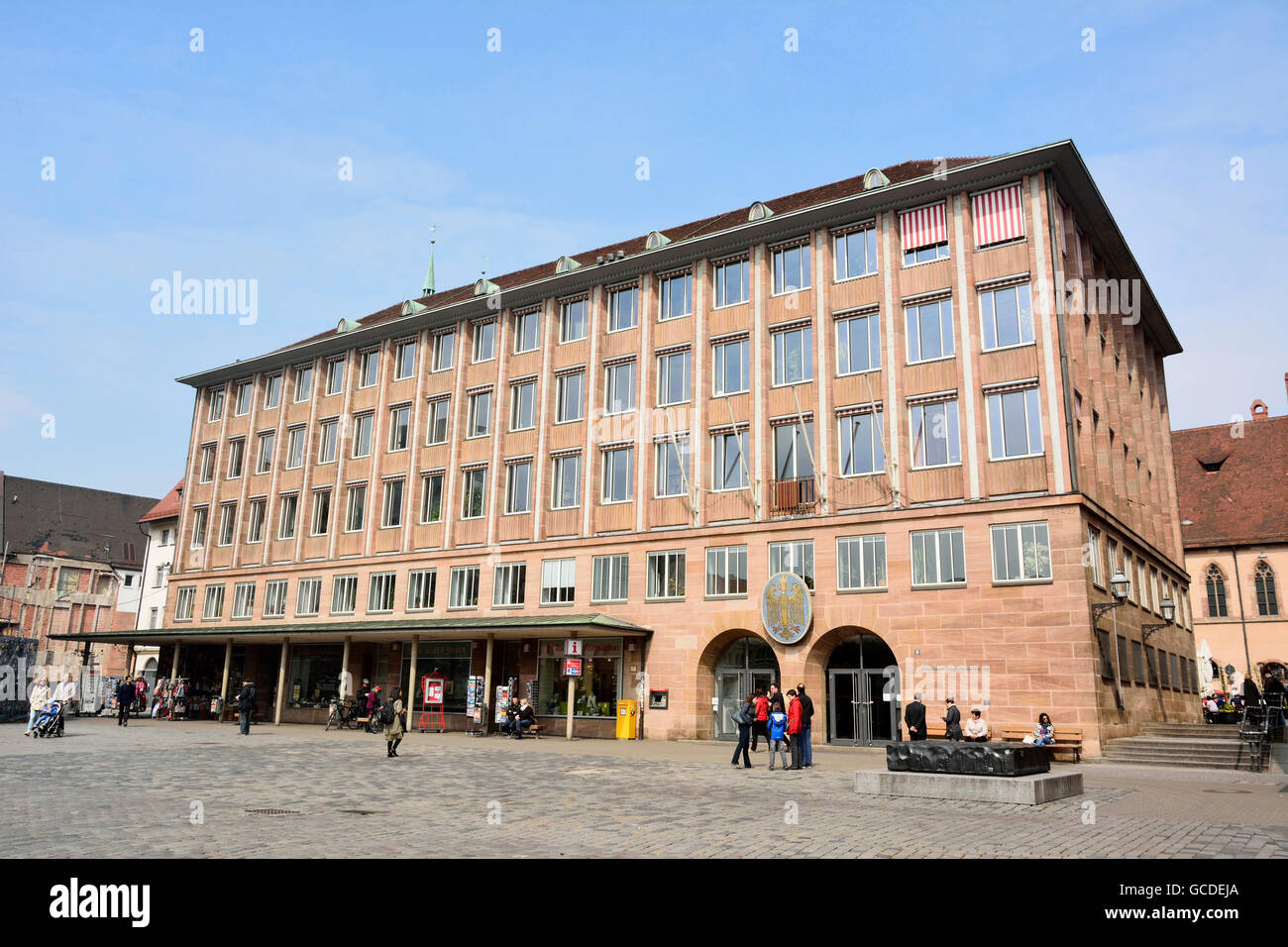 Rathaus building on Hauptmarkt square in Nuremberg Stock Photo - Alamy