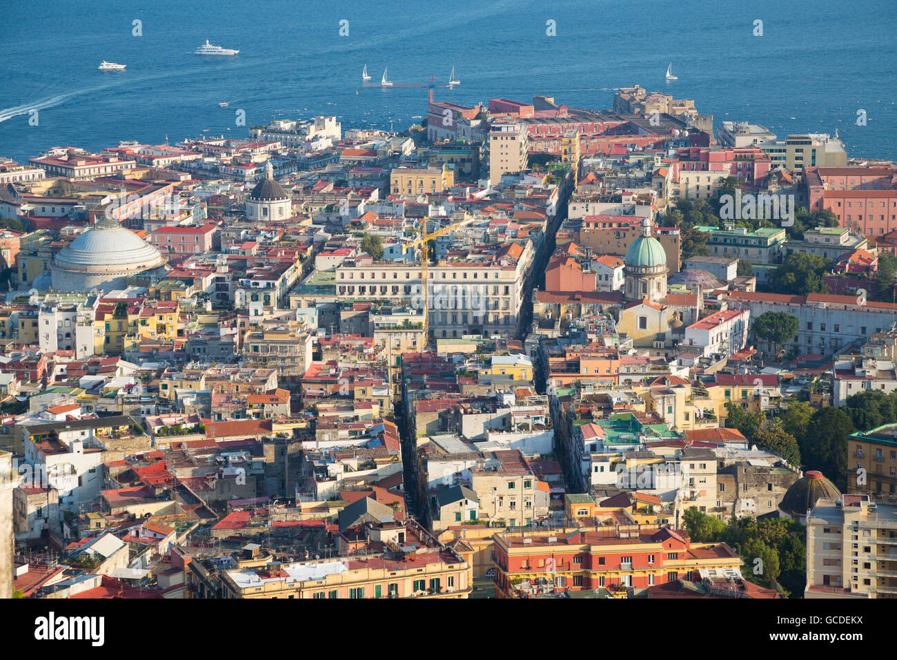 Viewpoint over Naples, Italy Stock Photo - Alamy