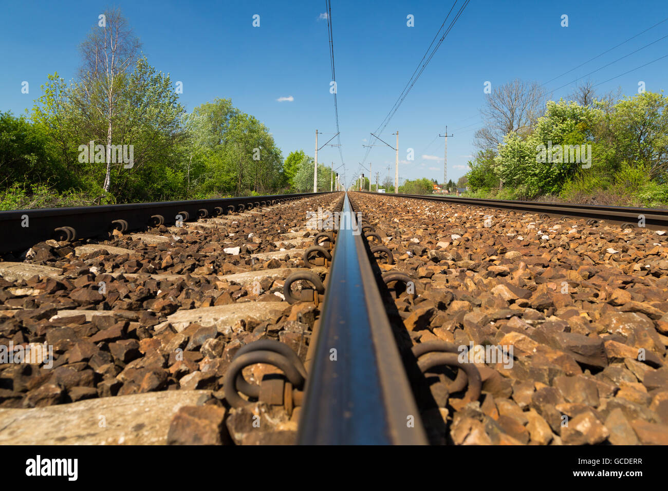 Scenery in the area around Bramki, a village in the administrative ...