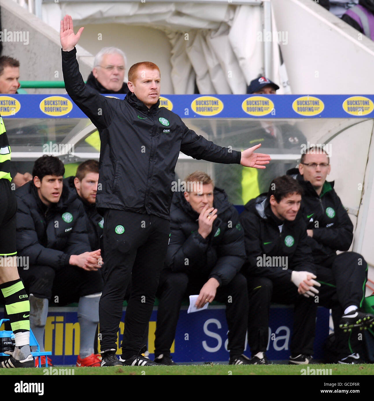 Celtic Manager Neil Lennon during the Clydesdale Bank Scottish Premier ...