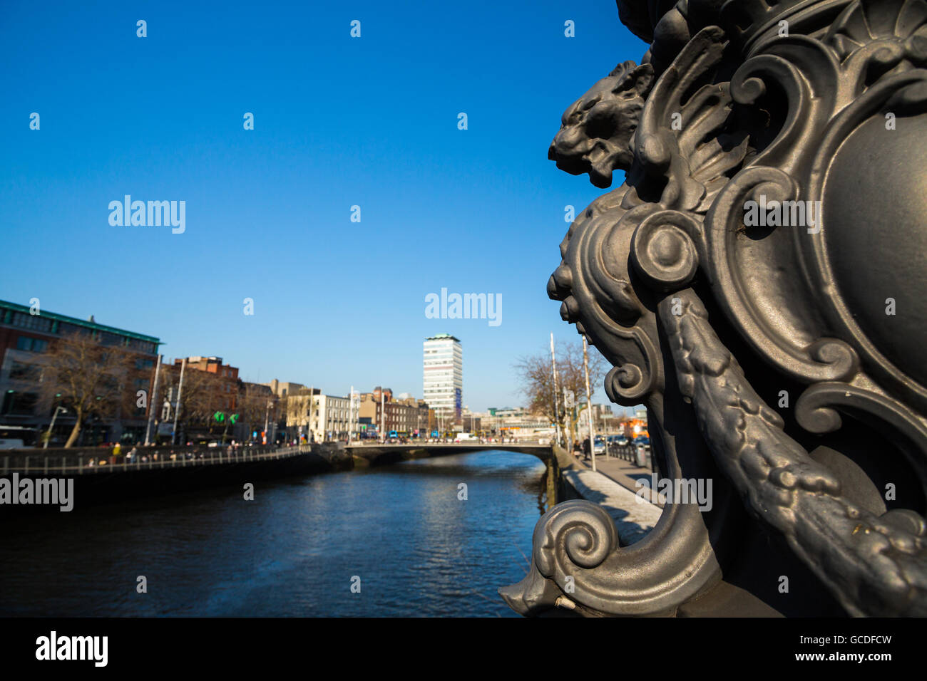 O'Connell Bridge in Dublin City, Ireland Stock Photo - Alamy