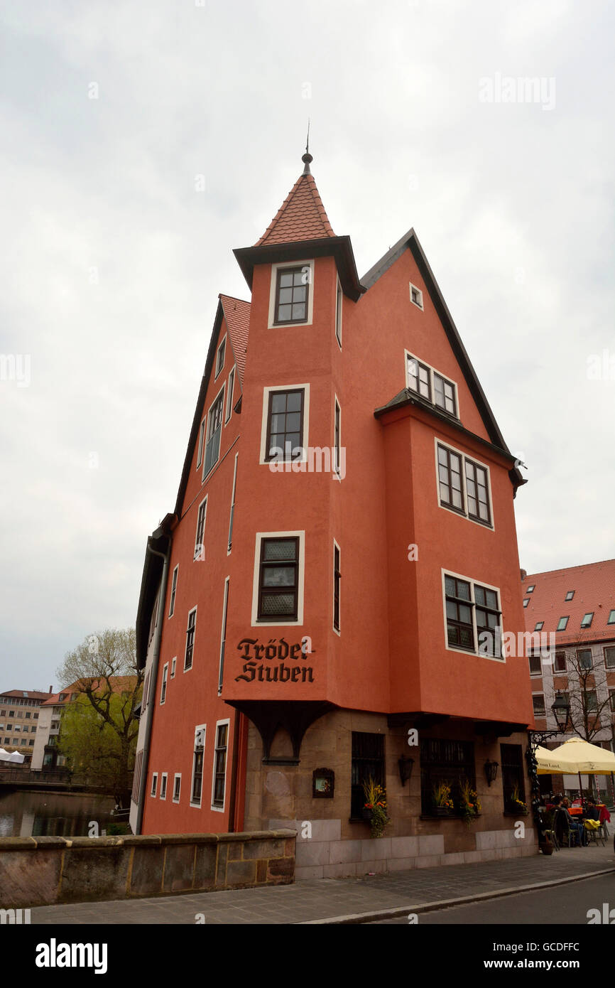 Residential building in Nuremberg city center Stock Photo - Alamy