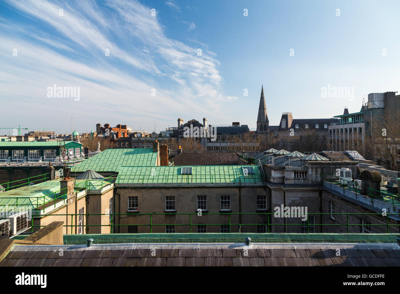 Skyline of Dublin City, Ireland Stock Photo - Alamy