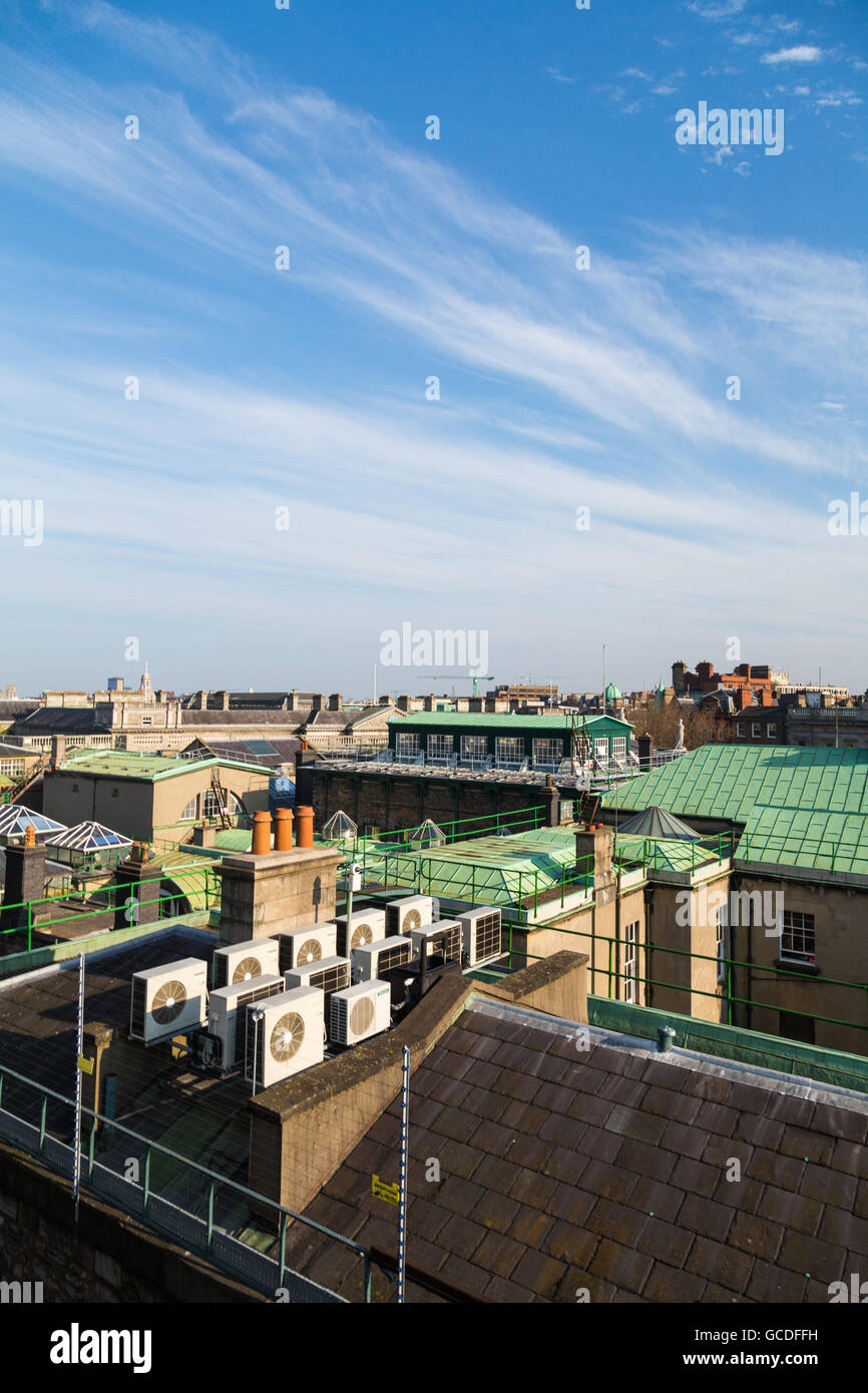 Skyline of Dublin City, Ireland Stock Photo - Alamy