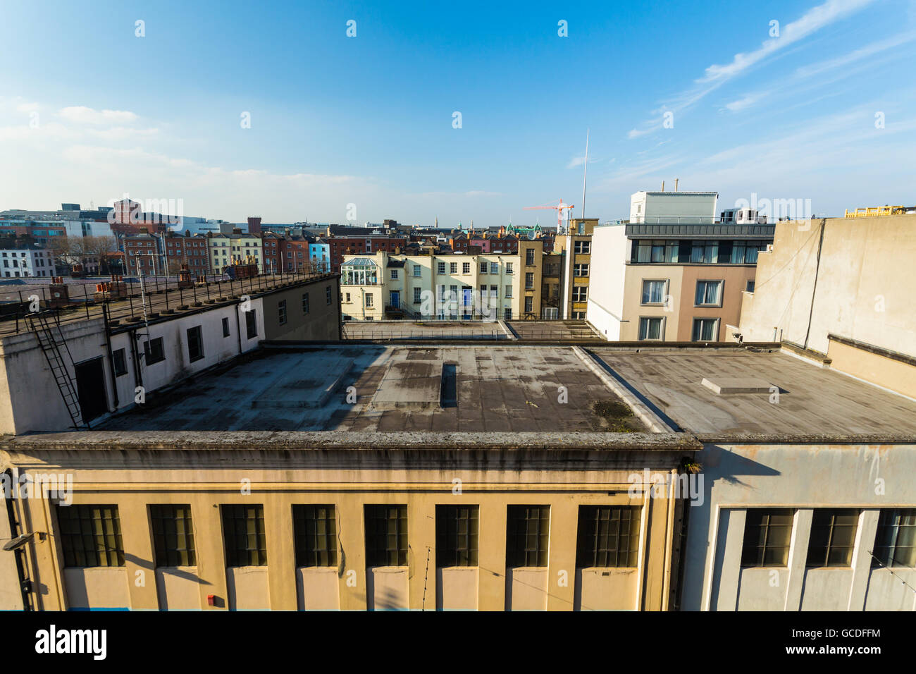 Skyline of Dublin City, Ireland Stock Photo - Alamy