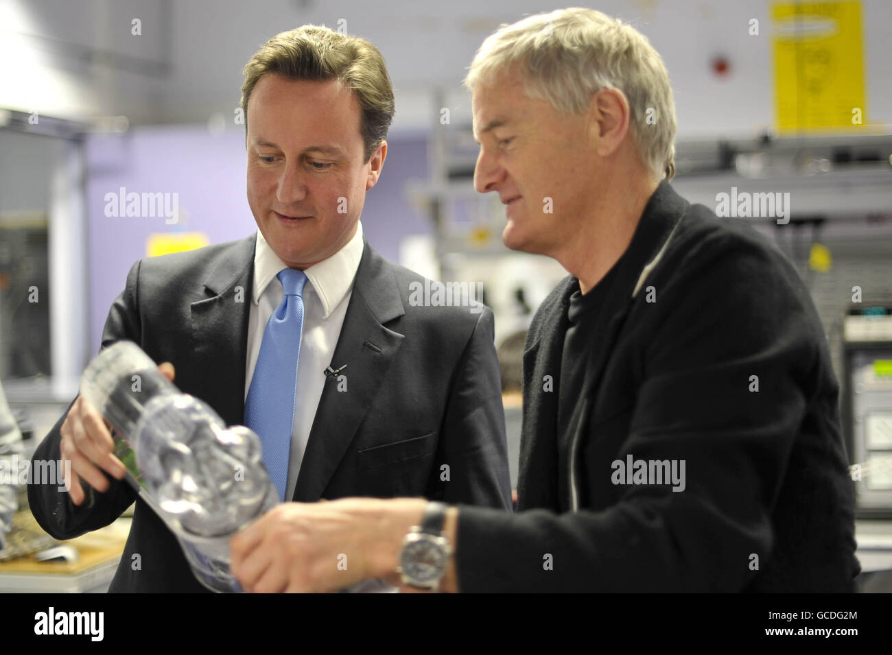 Cameron visits Dyson factory Stock Photo - Alamy