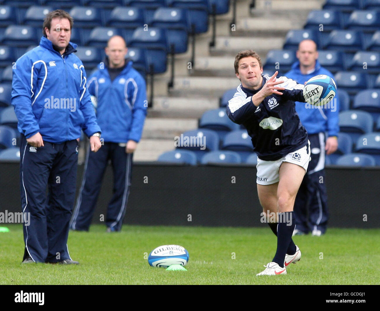 Rugby Union - Scotland Captains Run - Murrayfield Stock Photo - Alamy