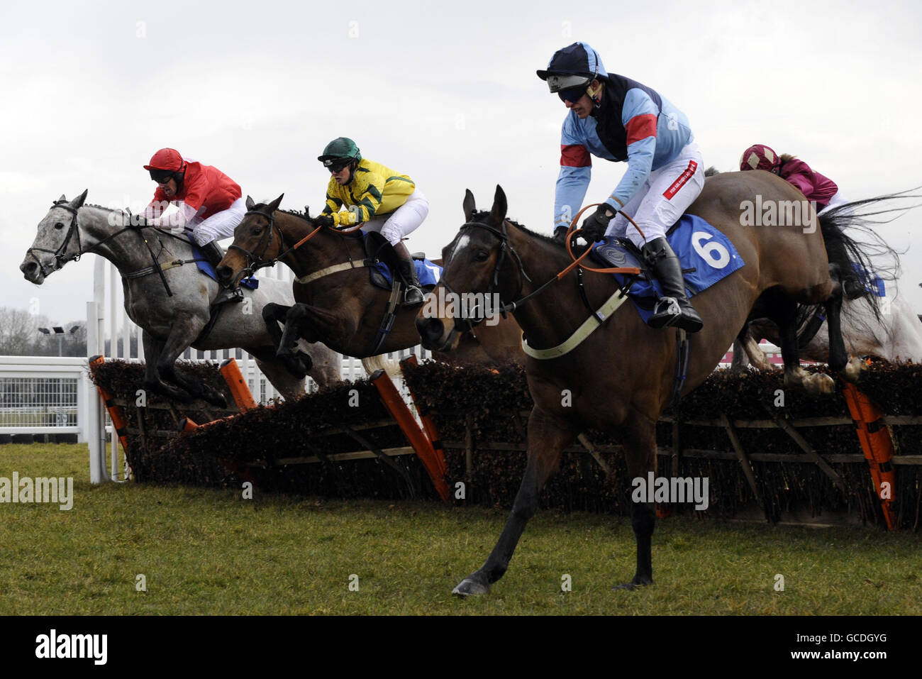 Horse racing grand military gold cup day sandown park racecourse hi-res ...